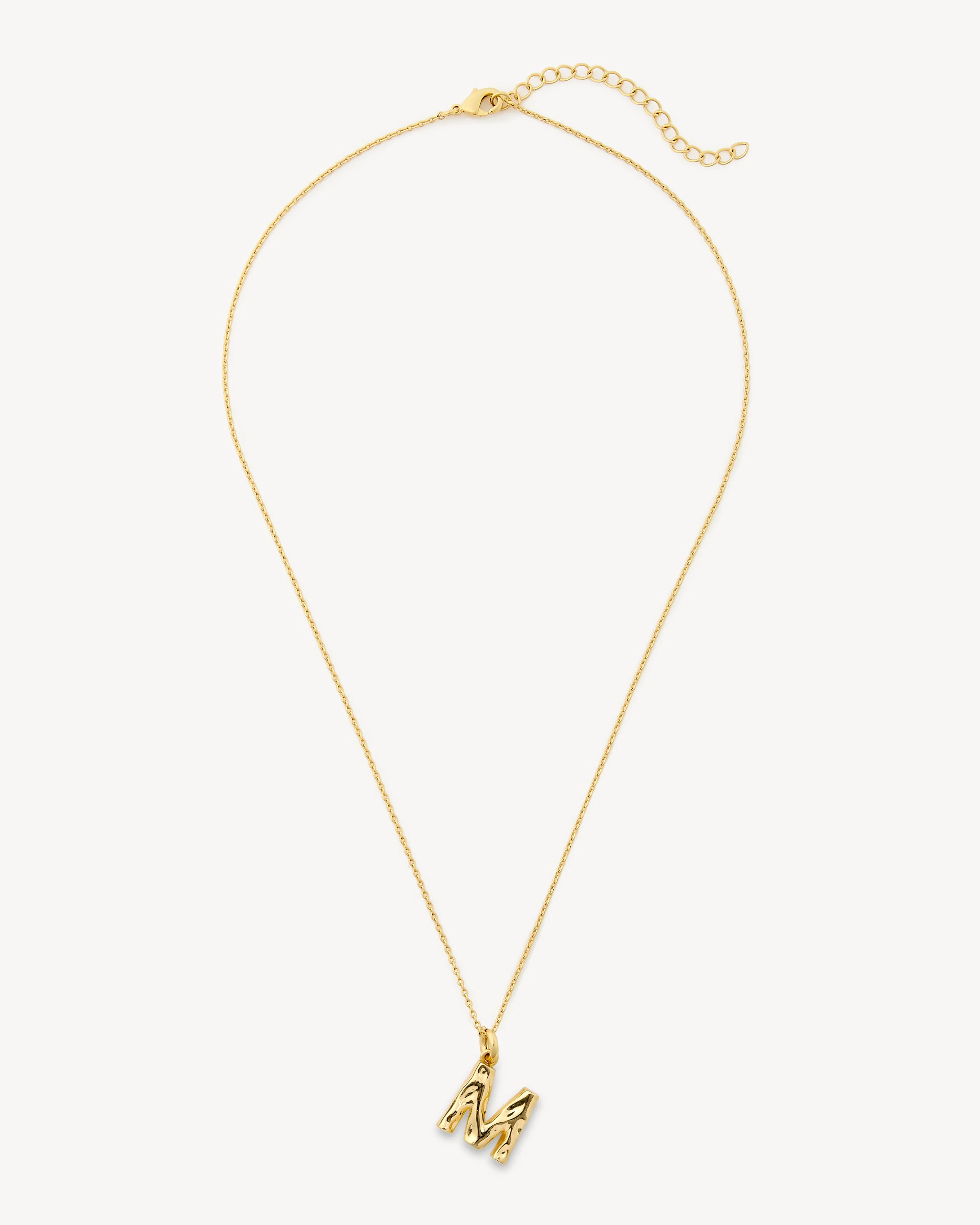 Monogram Necklace In Gold - MACHETE